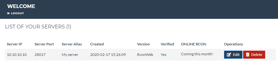 RustAdmin - Rust server RCON administration tool